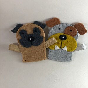 Dog Finger Puppets, Puppy Finger Puppets, Yorkie - Etsy