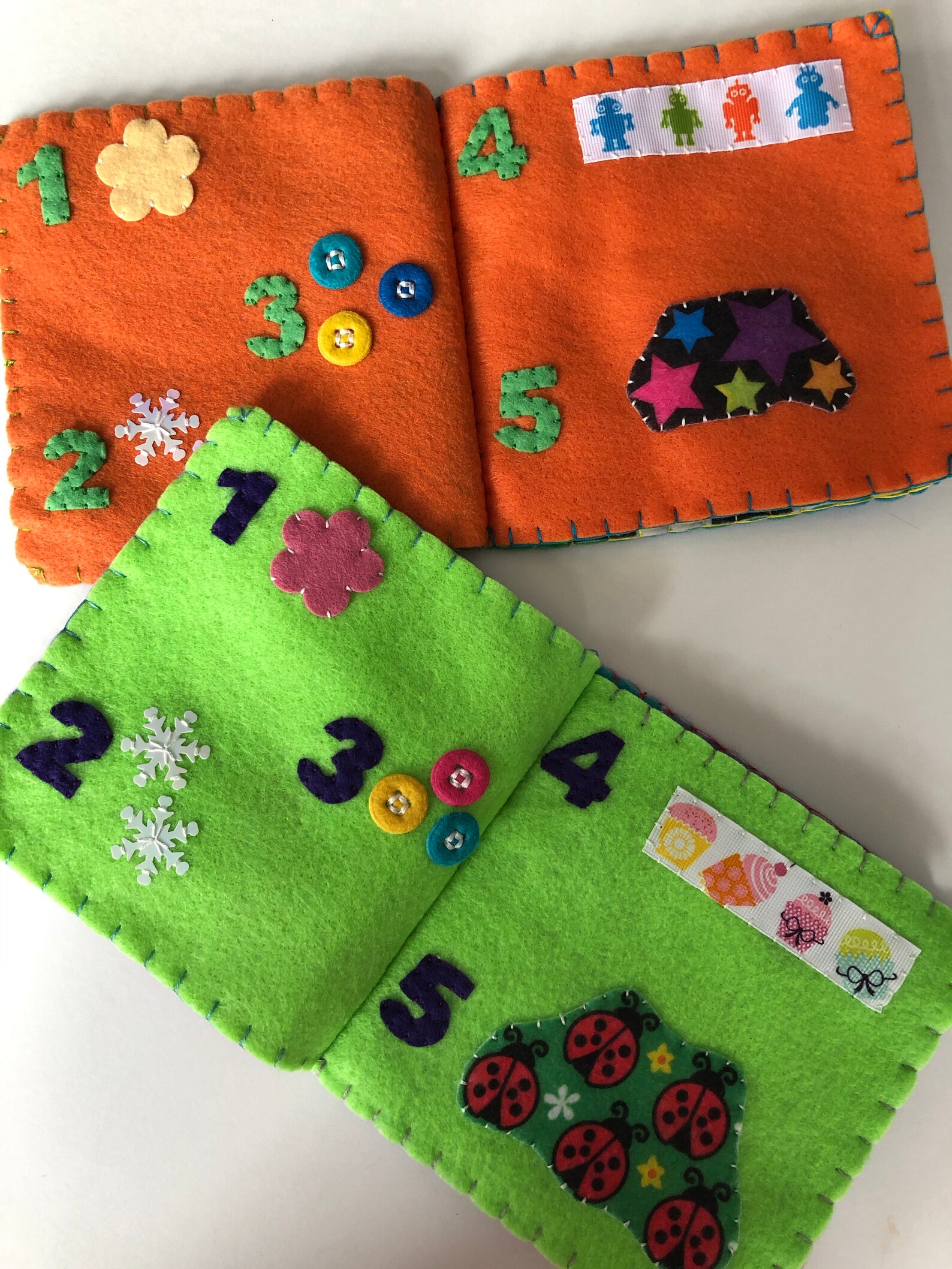 Baby Mini Felt Activity Book Busy Book Quiet Book Activity - Etsy