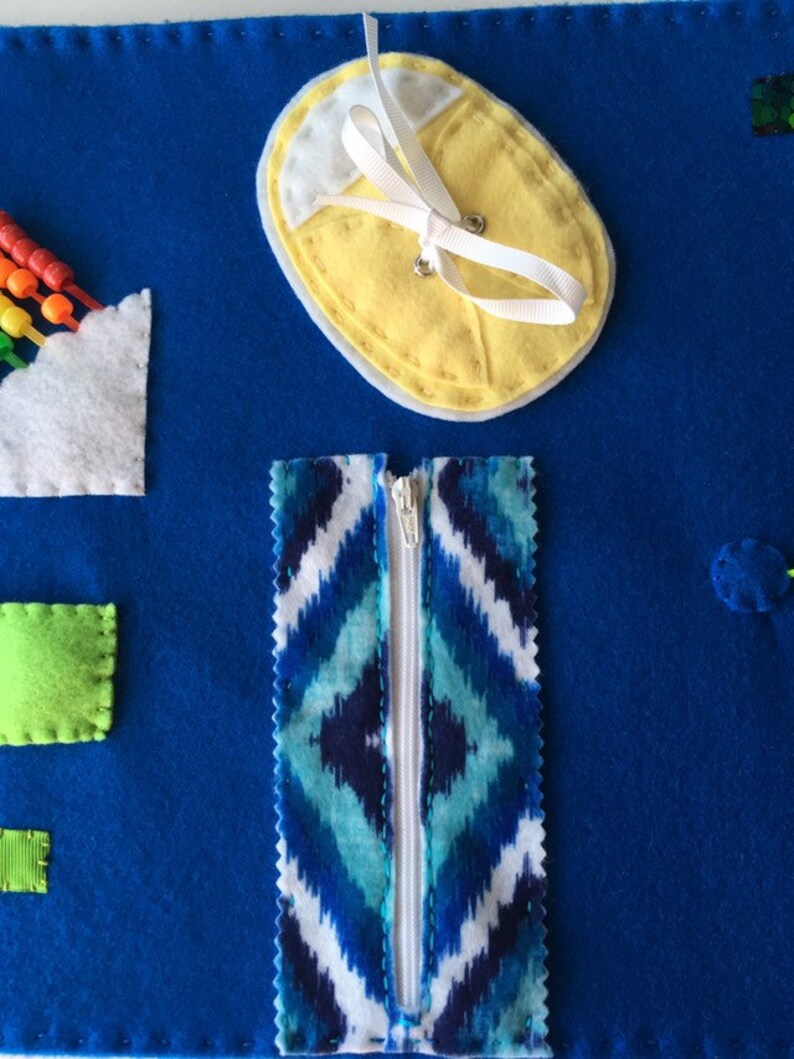 Busy Mat Quiet Book Sensory Toy Fidget Toy Activity Mat | Etsy