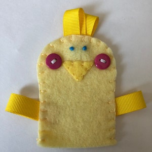 Spring Finger Puppets, Animal Finger Puppets, Felt Finger Puppets, Bee ...