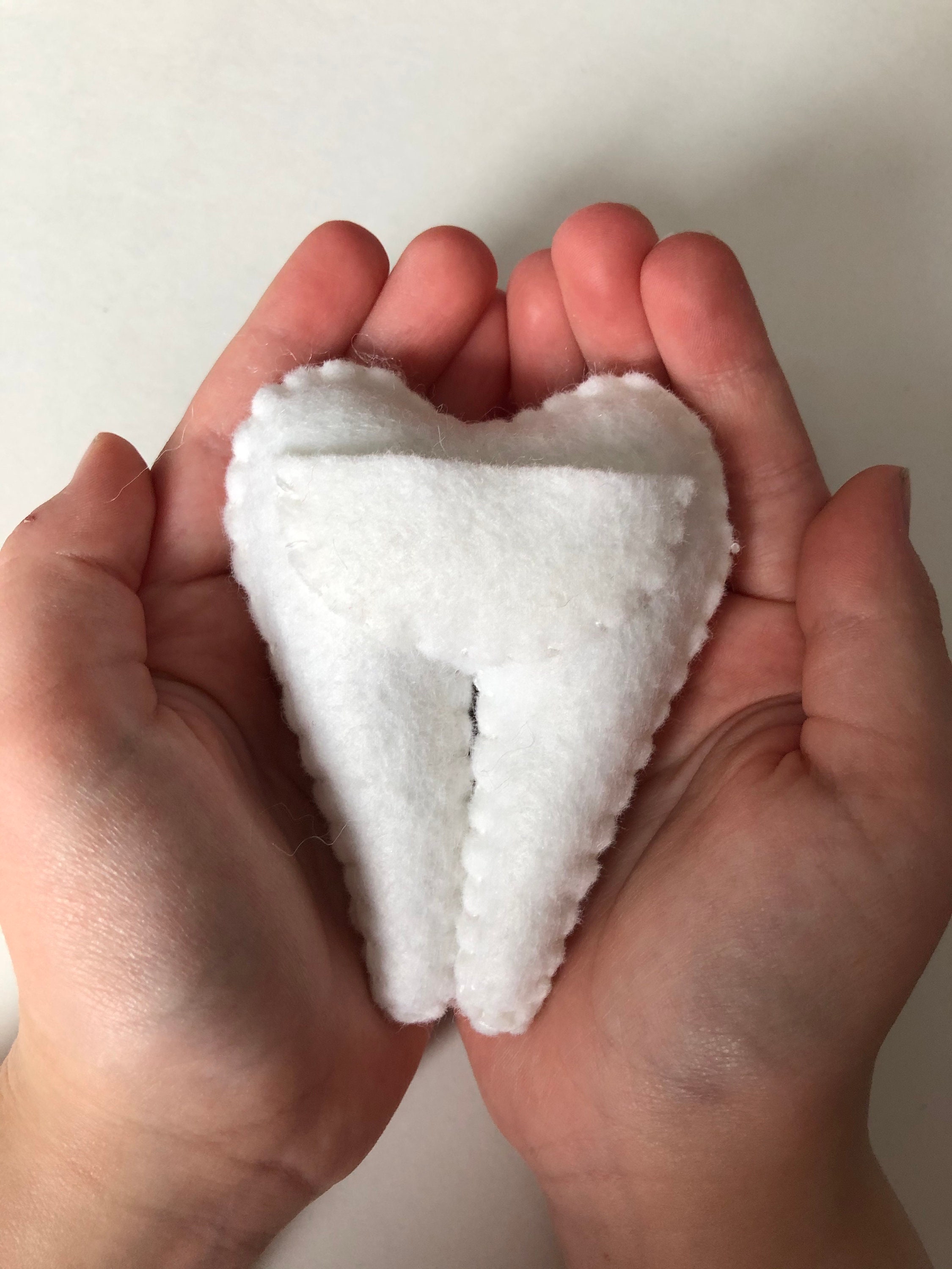 Felt Tooth Fairy Pillow, Tooth Fairy, Plush Tooth, Tooth Pocket, Tooth ...