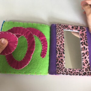 Baby Mini Felt Activity Book, Busy Book, Quiet Book, Activity Toy Baby ...