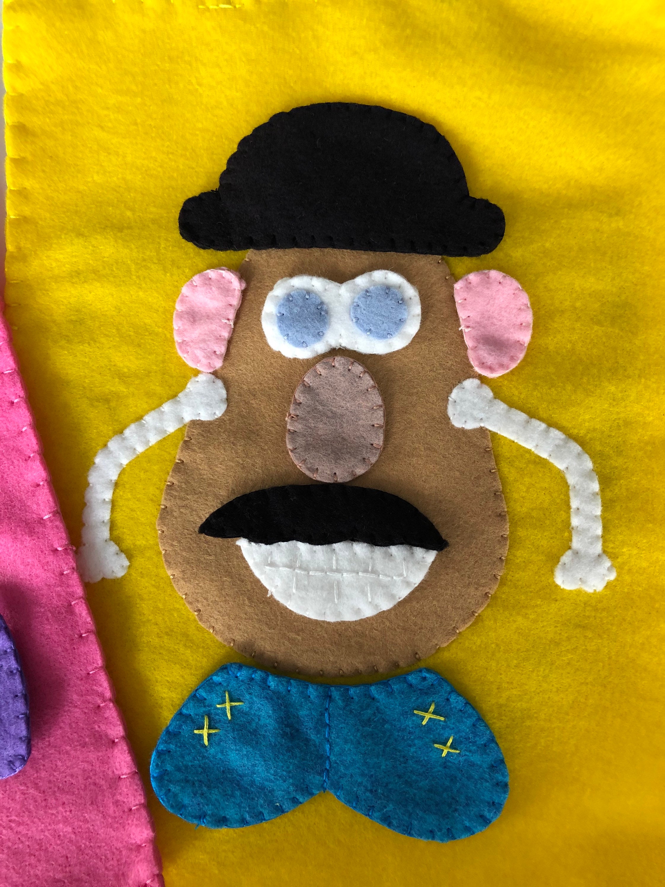 Felt Potato Head Playset Quiet Book Activity Book Busy | Etsy