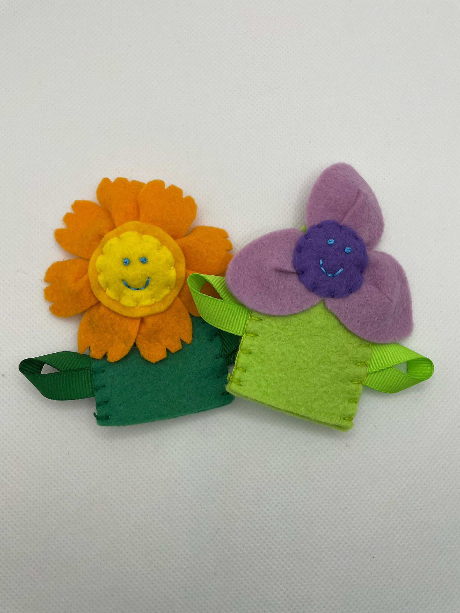 Flower Finger Puppets Garden Puppets - Etsy