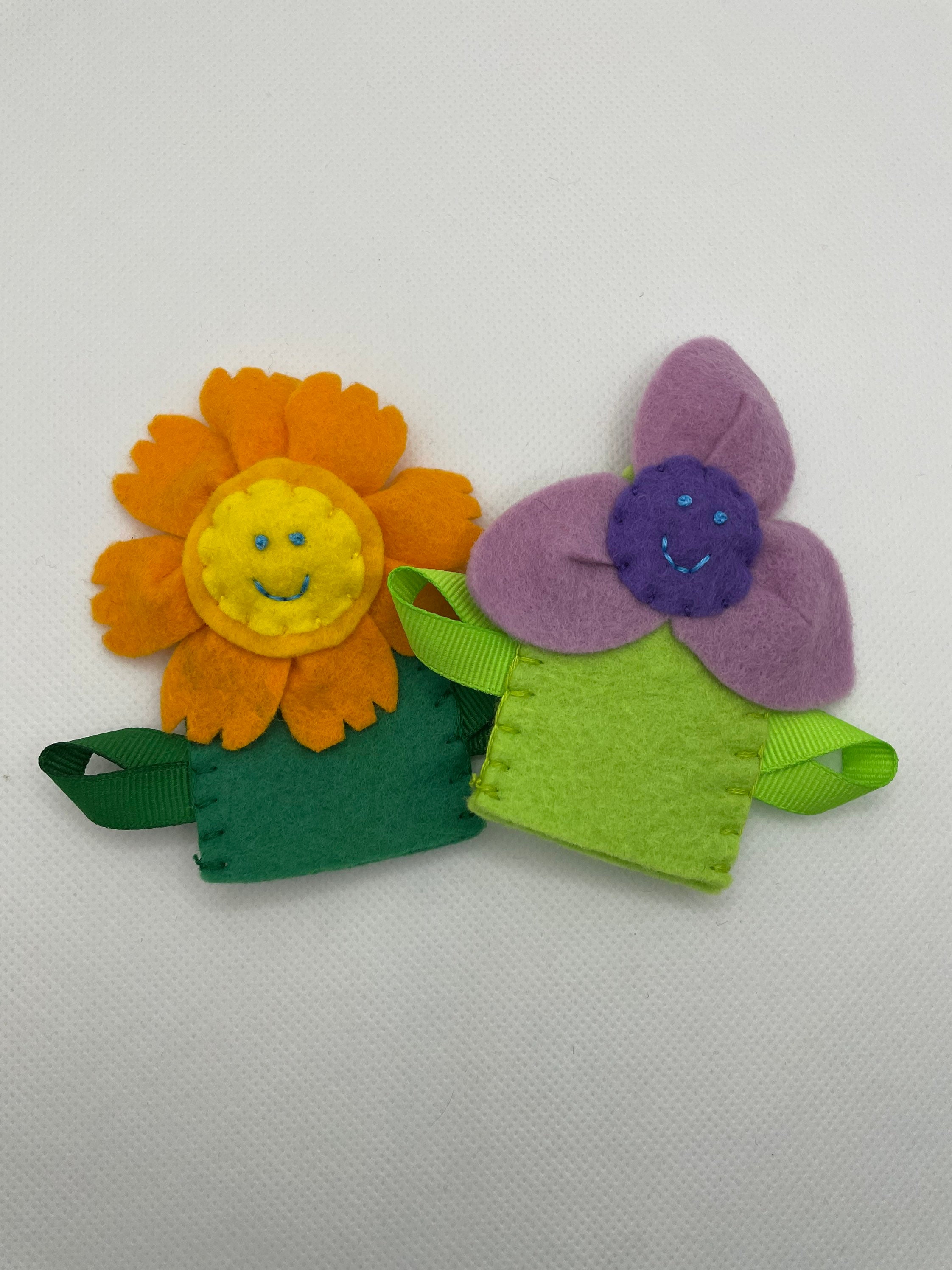Flower Finger Puppets Garden Puppets - Etsy