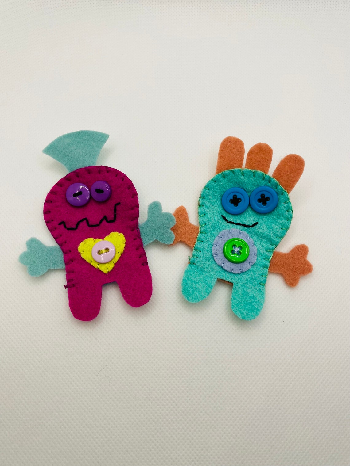 Alien Finger Puppets Space Finger Puppets Wool Blend Felt - Etsy