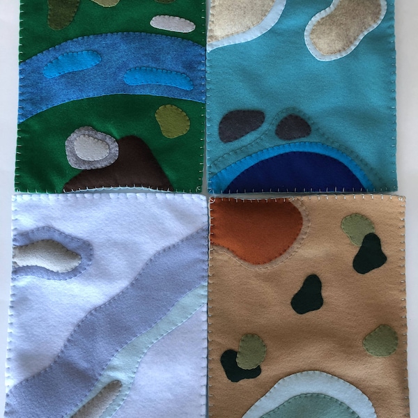 Felt Play Mat - Etsy