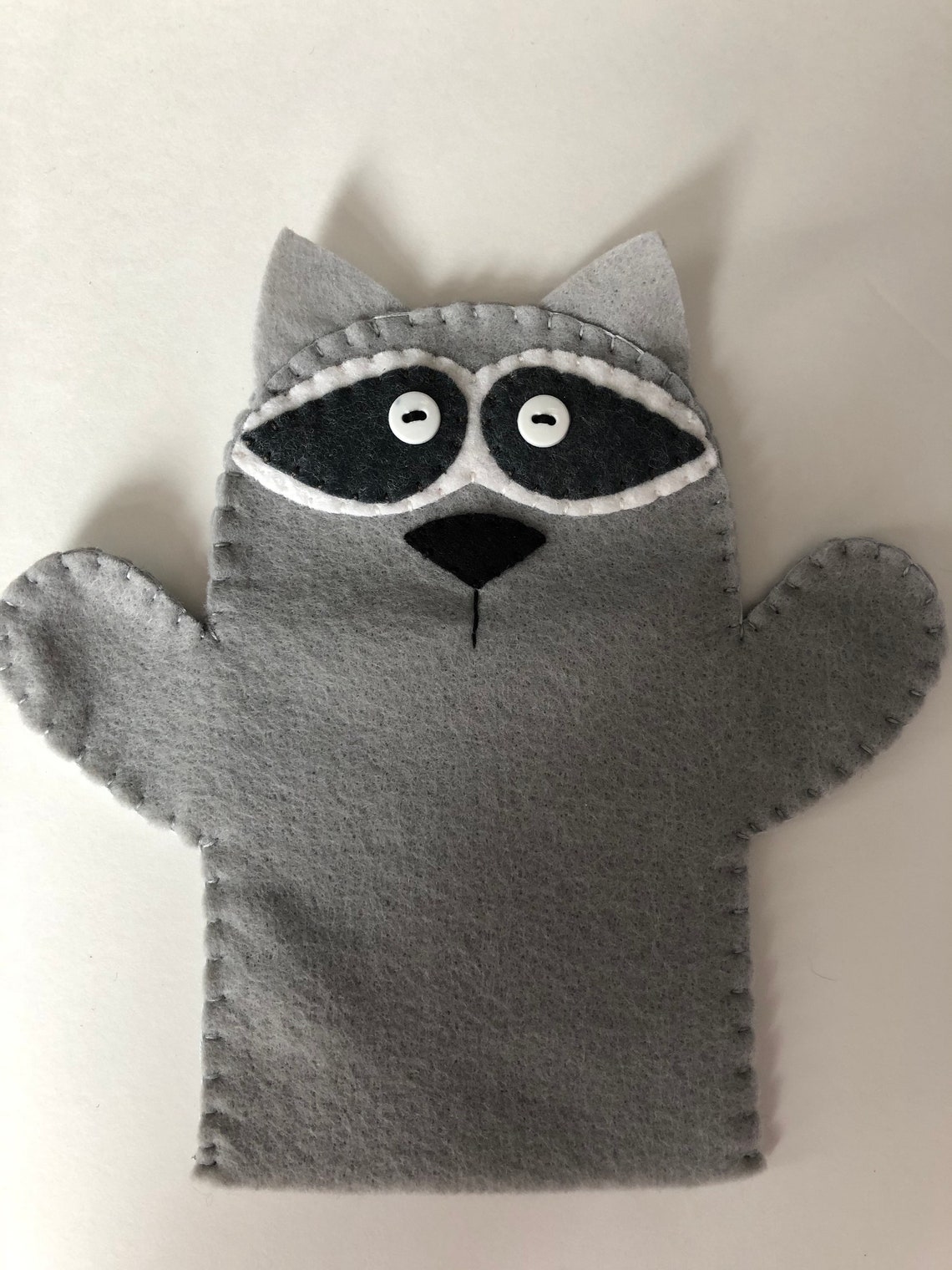 Hedgehog Raccoon Badger & Fox Felt Hand Puppets Forest - Etsy Canada