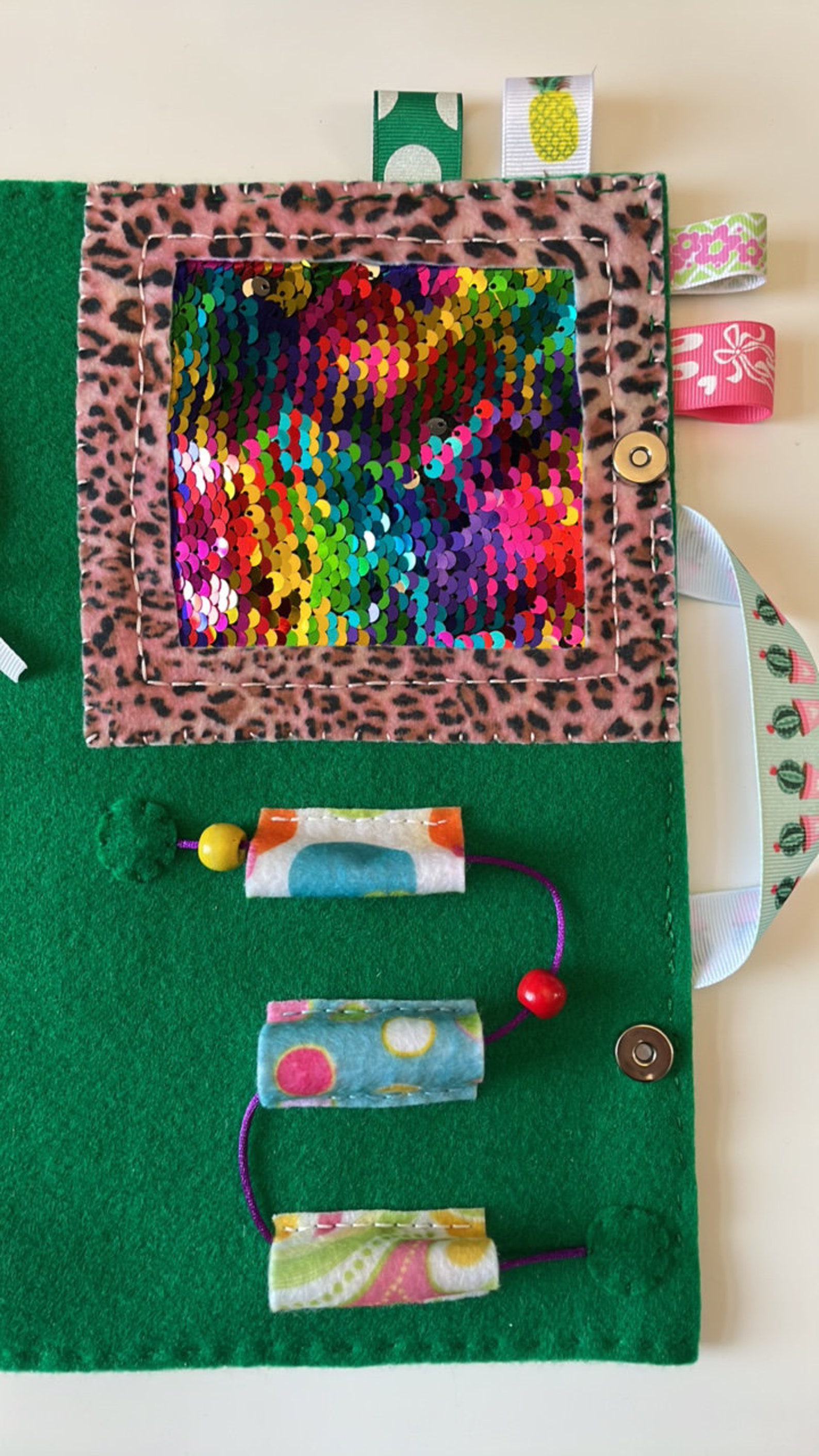 Busy Mat Quiet Book Sensory Toy Fidget Toy Activity Mat - Etsy