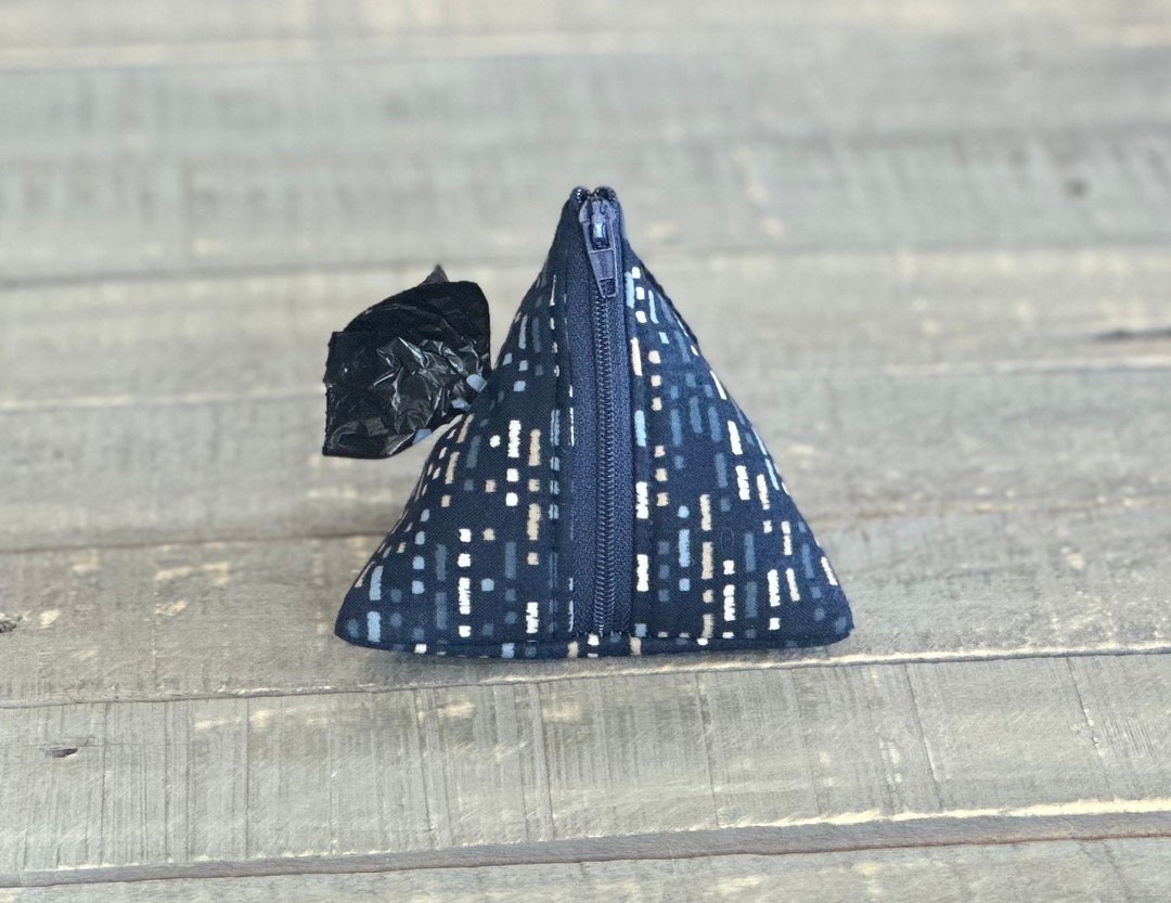 Navy Blue Dog Poop Bag Dispenser, Dog Waste Bag Holder, Boy Dog Poop ...