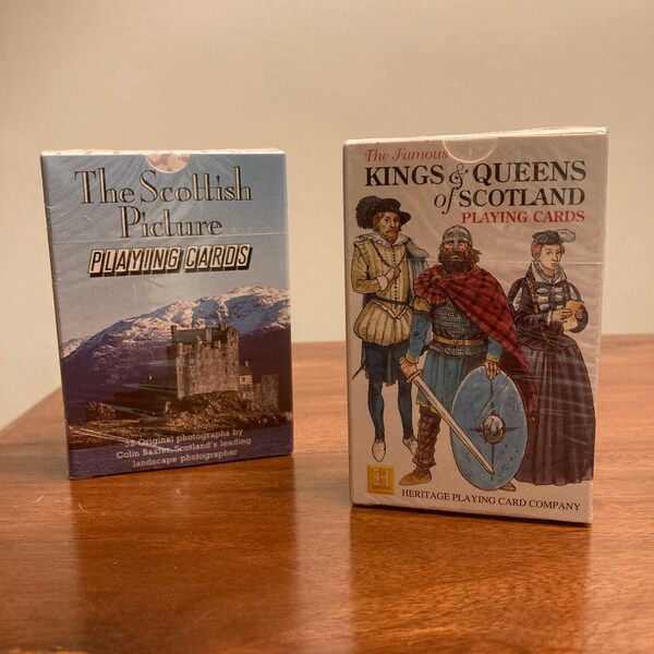Scottish Playing Cards - Etsy UK