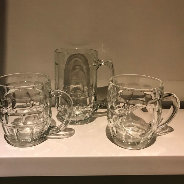 Dimple Beer Mug - Etsy UK