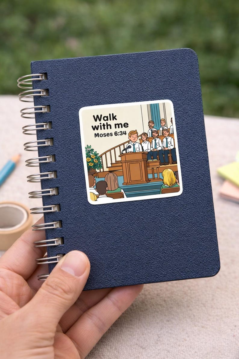 Walk With Me Stickers, 2026 LDS Youth Theme, Christian Vinyl Stickers ...