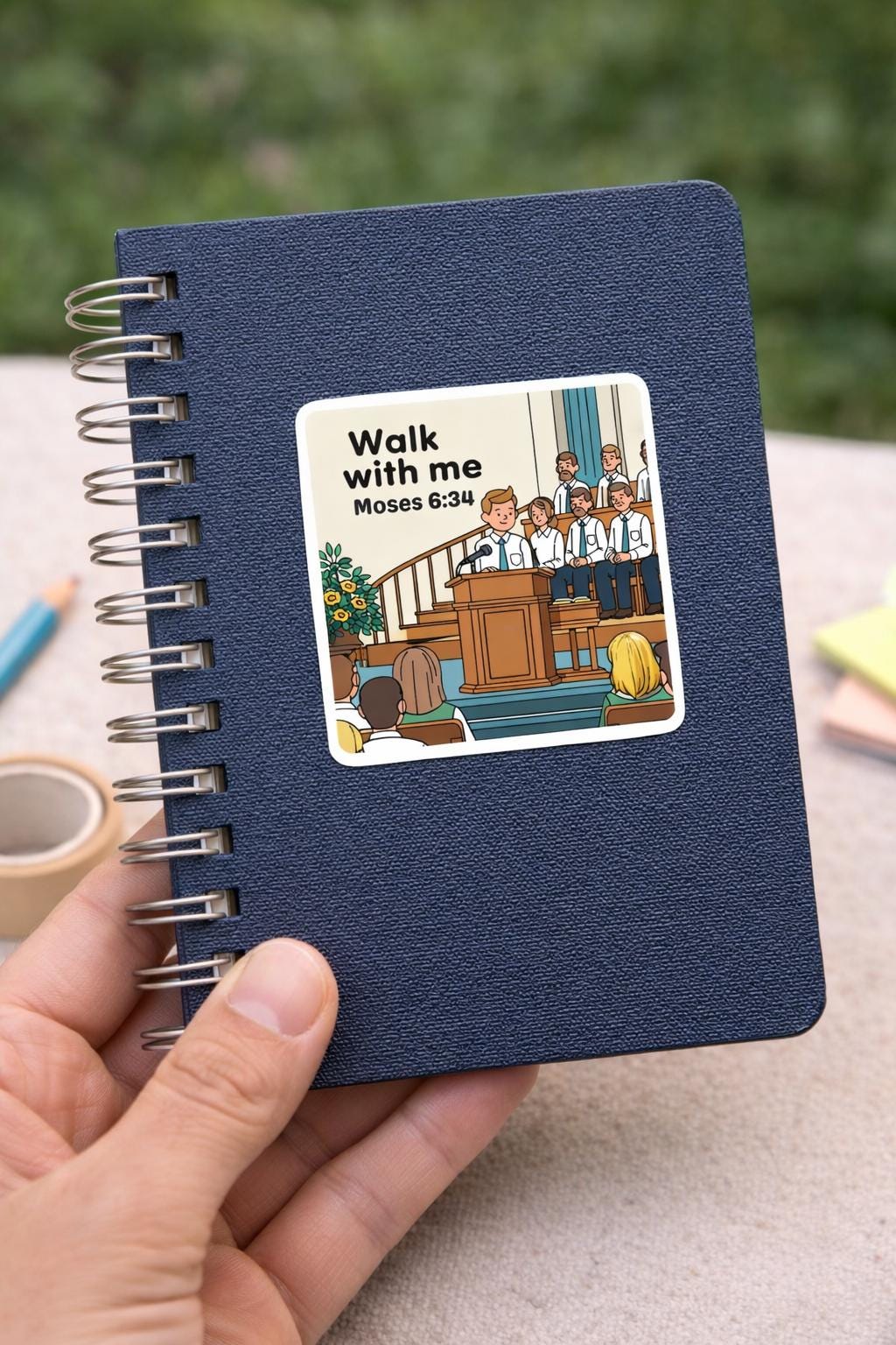 Walk With Me Stickers, 2026 LDS Youth Theme, Christian Vinyl Stickers ...