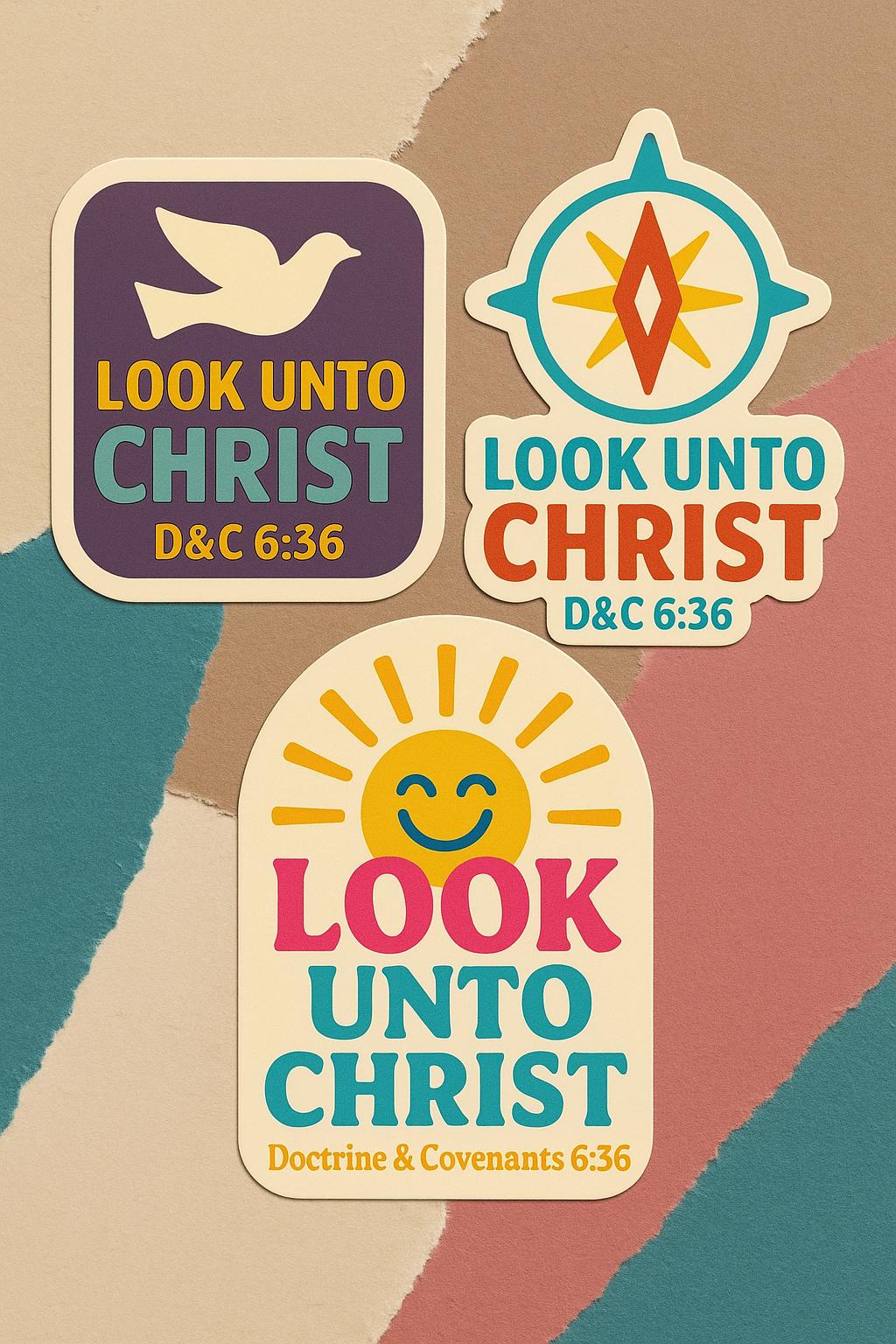 30 Stickers! Look Unto Christ, 2025 LDS Youth Themed Sticker Pack ...