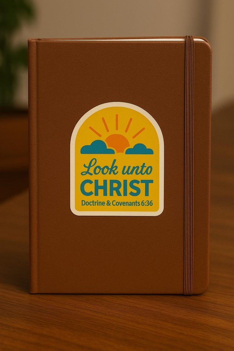 30 Stickers! Look Unto Christ, 2025 LDS Youth Themed Sticker Pack ...