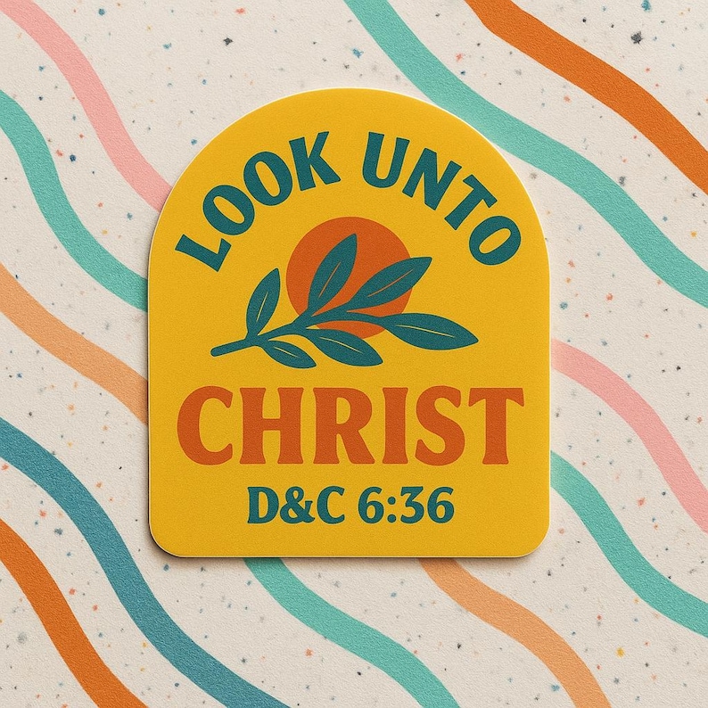 30 Stickers! Look Unto Christ, 2025 LDS Youth Themed Sticker Pack ...