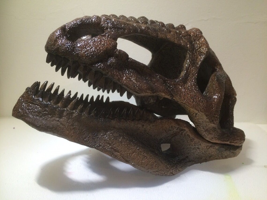 Indoraptor Dinosaur Skull Resin Jurrasic World Park Indominus Rex T-rex ...