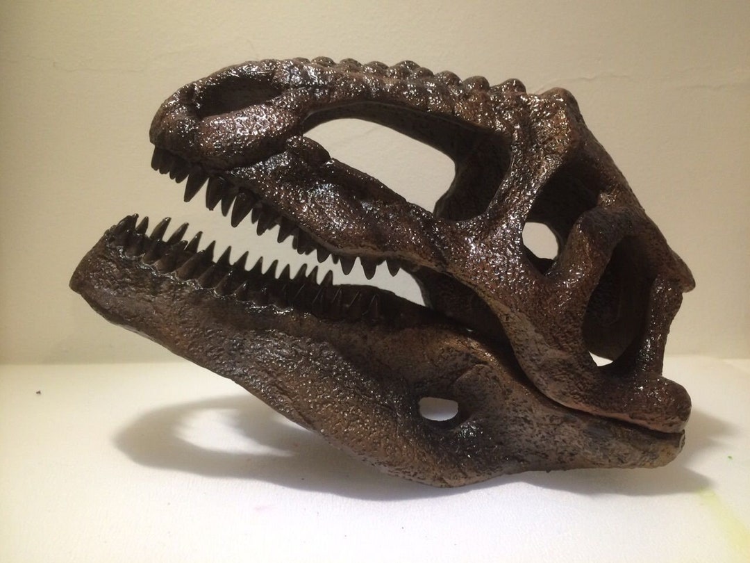 Indoraptor Dinosaur Skull Resin Jurrasic World Park Indominus Rex T-rex ...