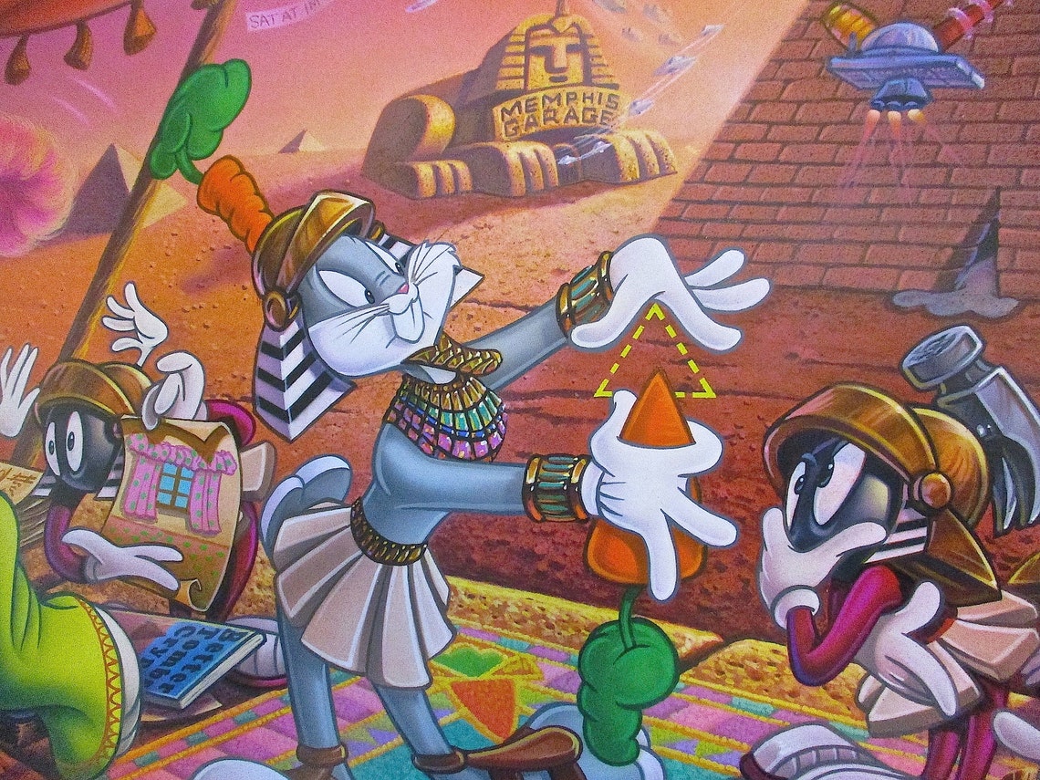 Looney Tunes Pyramid Scheme Unframed Wall Art - Etsy