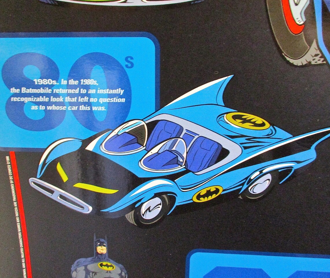 History of the Batmobile Unframed Color Proof Print - Etsy