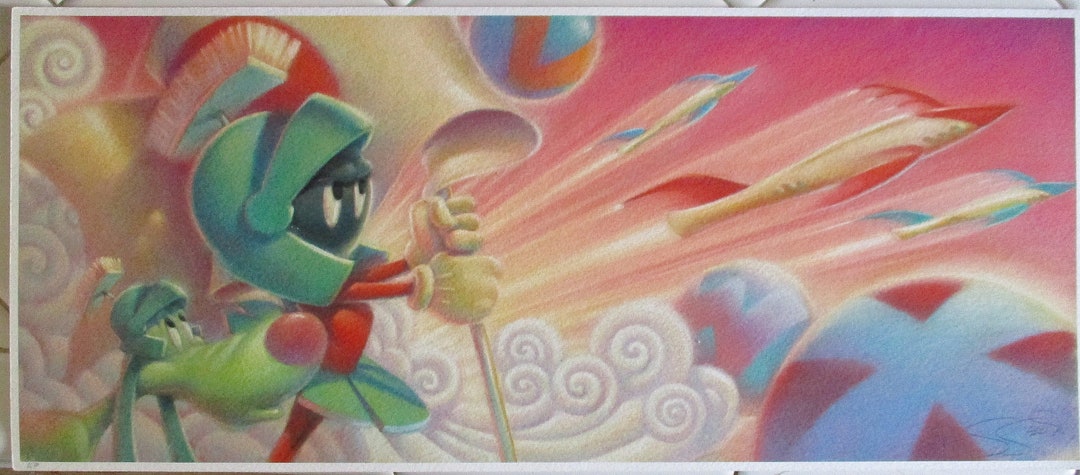 Color Proof of Marvin the Martin and K9 Signed by Scott Seeto - Etsy