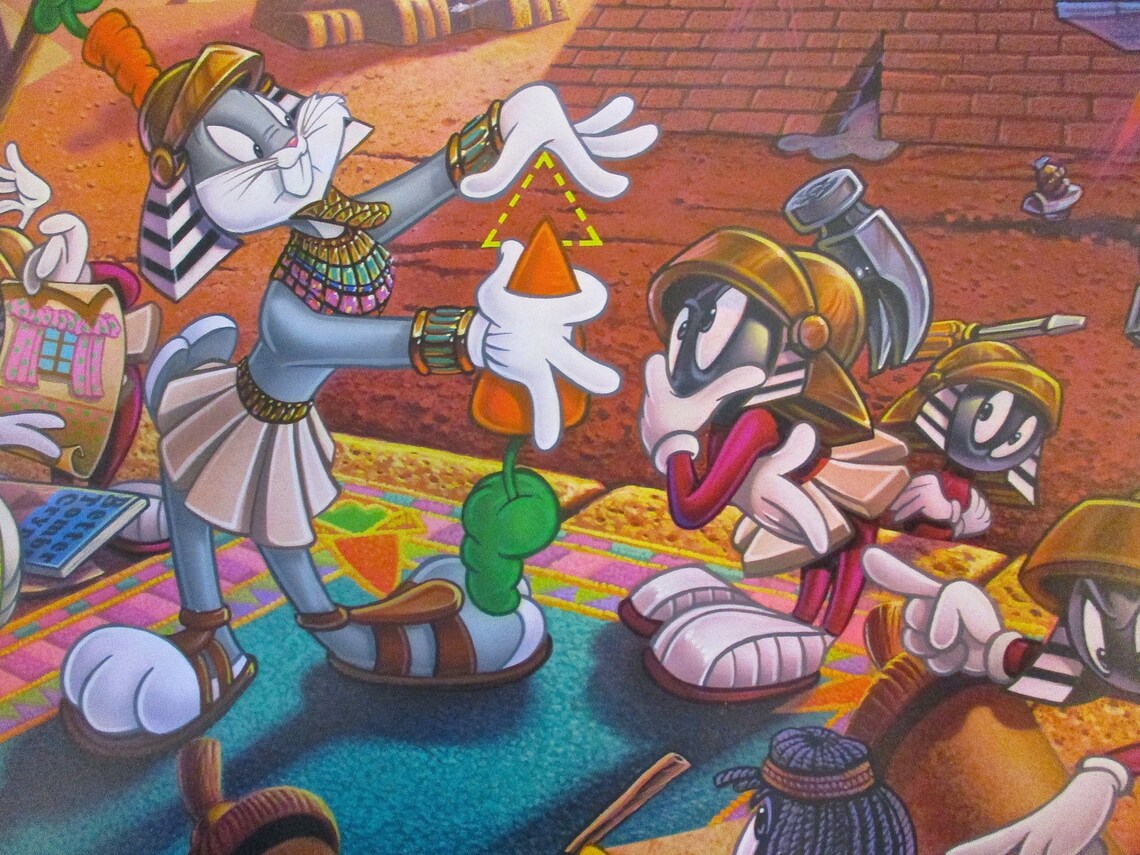 Looney Tunes Pyramid Scheme Unframed Wall Art - Etsy