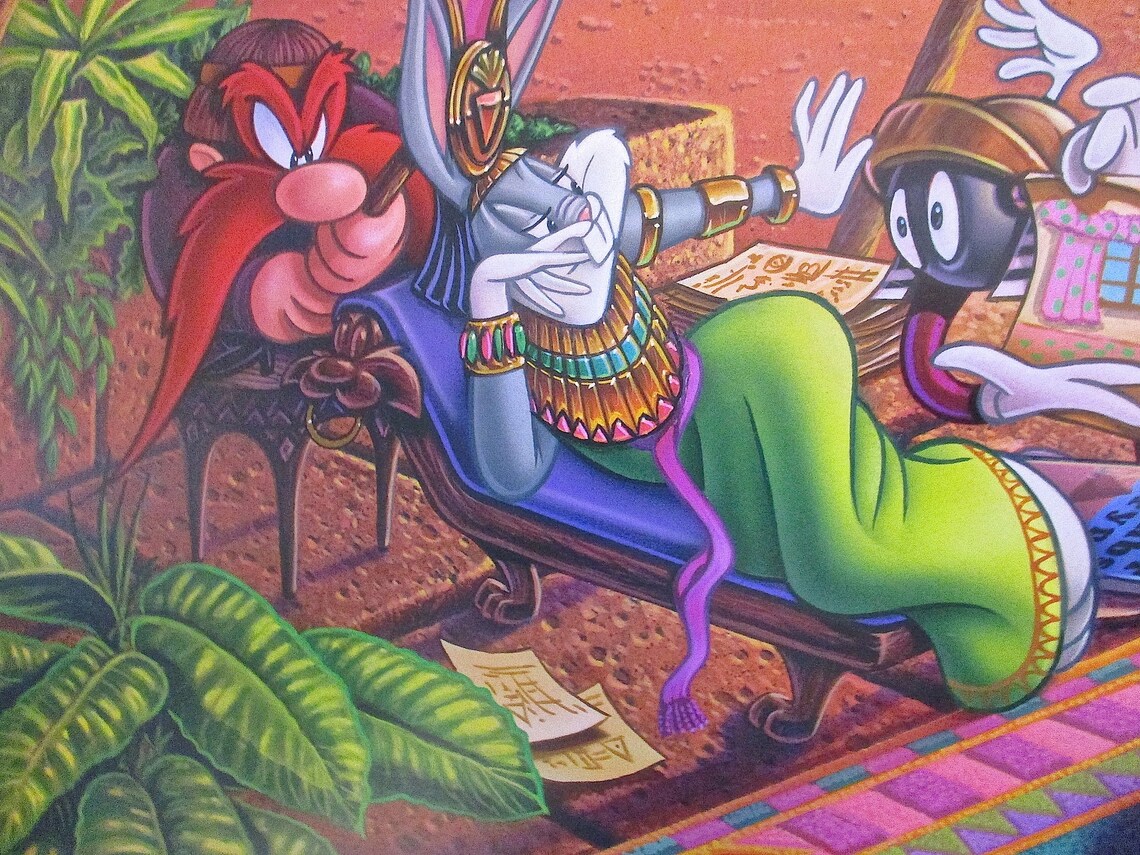 Looney Tunes Pyramid Scheme Unframed Wall Art - Etsy