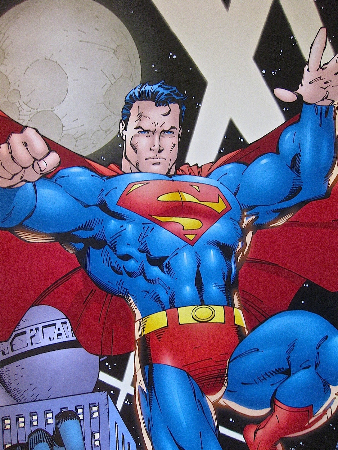 Limited Edition Jim Lee Signed Art and Numbered Lithograph Superman ...