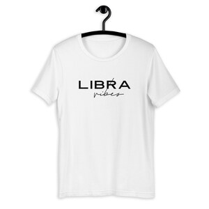 Libra Vibes Zodiac T-shirt - Etsy