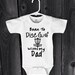Disc Golf Baby Bodysuit born to Disc Golf With My Daddyone-piece ...