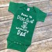 Disc Golf Baby Bodysuit born to Disc Golf With My Daddyone-piece ...