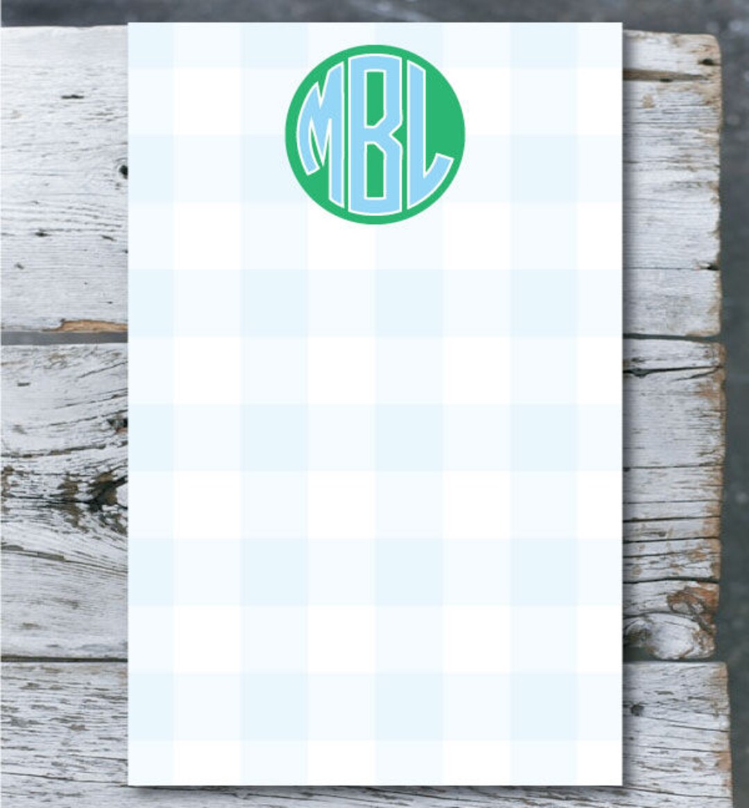 Solid Circle Notepad: Custom, Personalised, Monogram - Etsy Nederland