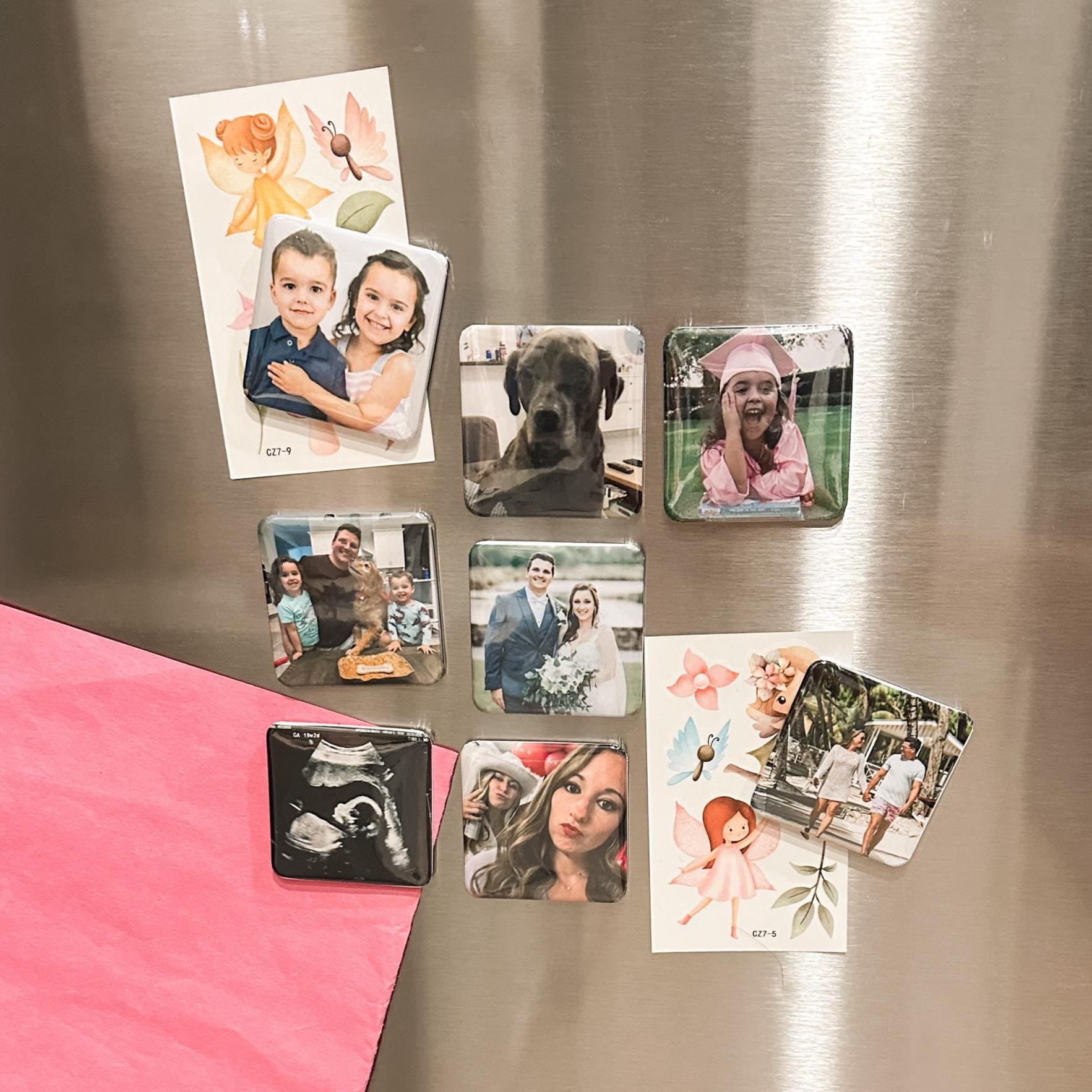 Custom 2x2 Photo Magnets, Personalized Fridge Magnets, Travel Keepsake ...