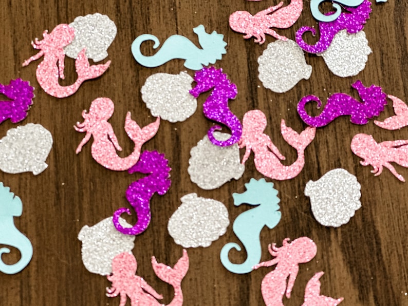 Mermaid Bachelorette Confetti: Seaside Party Decorations - Etsy