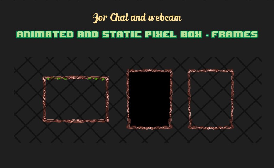 Retro Pixel Fairy Nymph Forest Twitch Overlay Set Animated Starting ...