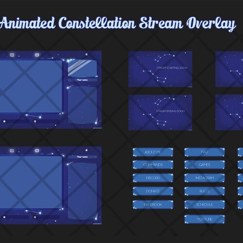 Animated Neon Chat Box for Twitch Custom Stream Overlay - Etsy Canada