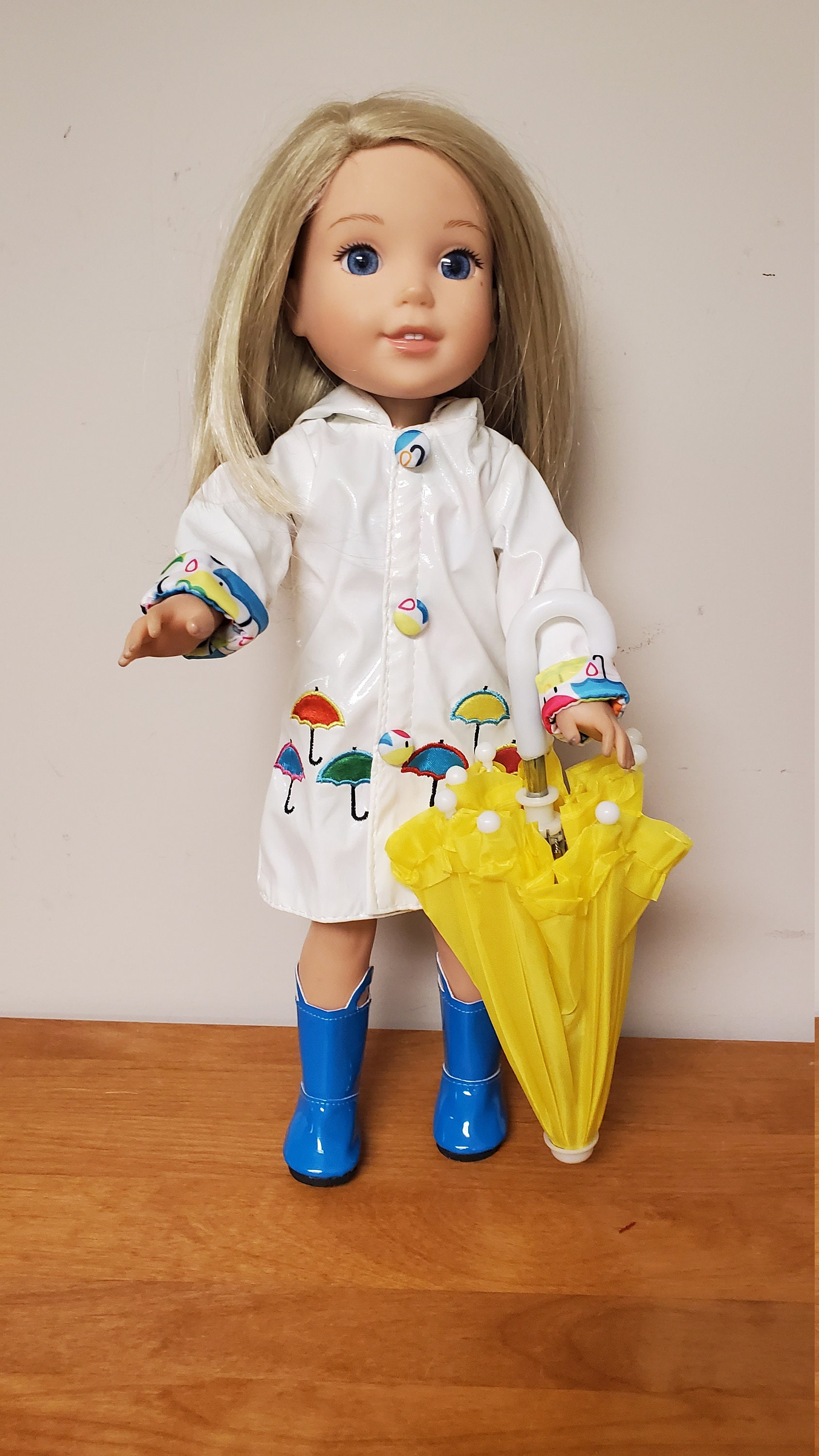 Wellie Wisher 3 Piece Raincoat Hat And Umbrella Outfit Etsy