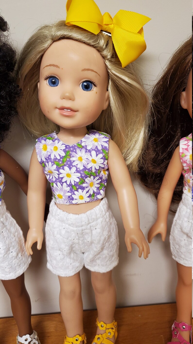 Wellie Wisher Summer Outfit 4 Pieces Etsy
