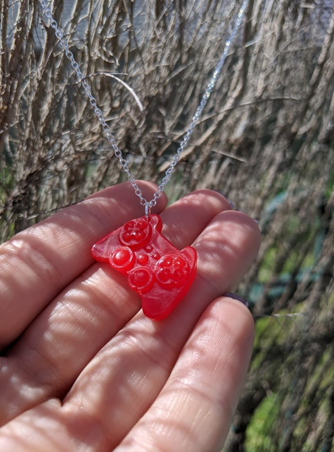 Red Xbox Controller Necklace - Etsy