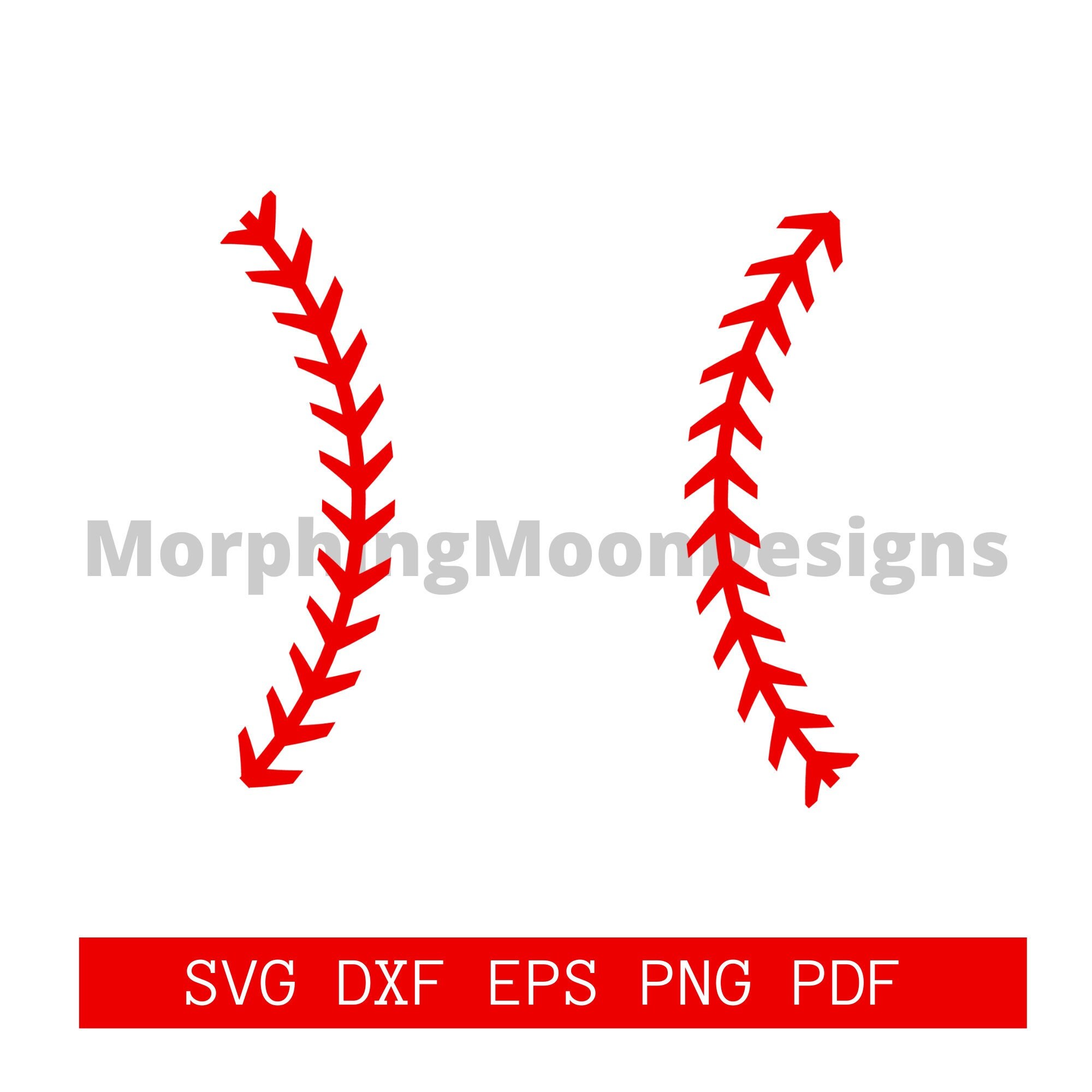 Baseball Softball Stitches SVG, Baseball Thread SVG File, Baseball ...