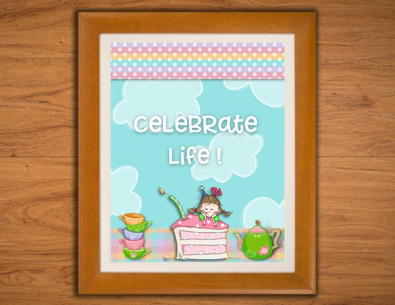 Adorable Celebrate Life Party Printable 2022 Decor for | Etsy