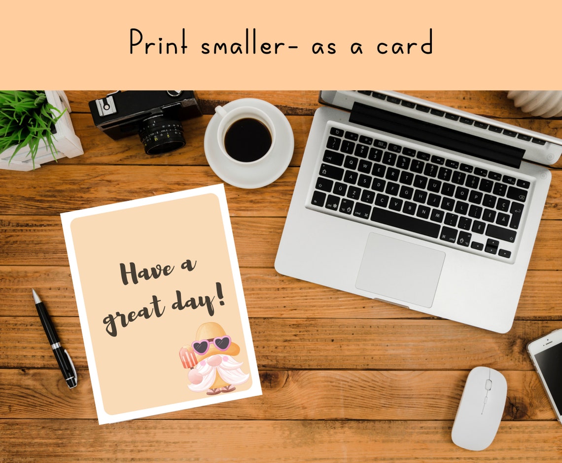 Printable Stationery Set US Letter Size PDF, Instant Download ...