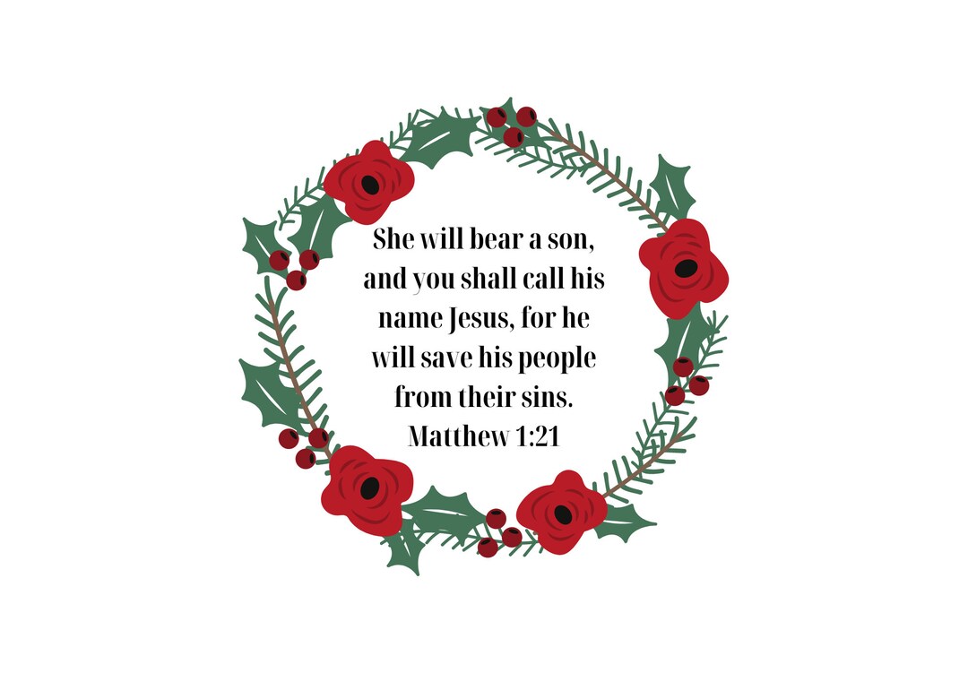 PNG She Will Bear A Son, and You Shall Call His Name Jesus, Christian ...