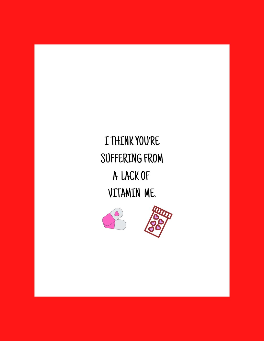 Lack of Vitamin Me Card 2022, Girlfriend Boyfriend Significant Other ...
