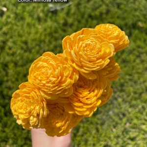 Sola Rose Artificial Flower Small Wedding Flower Dried 10 Stems DIY ...