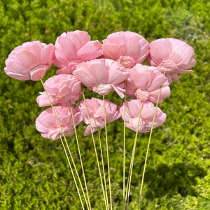 Sola Rose Artificial Flower Small Wedding Flower Dried 10 Stems DIY ...