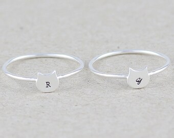 Cat wedding ring | Etsy