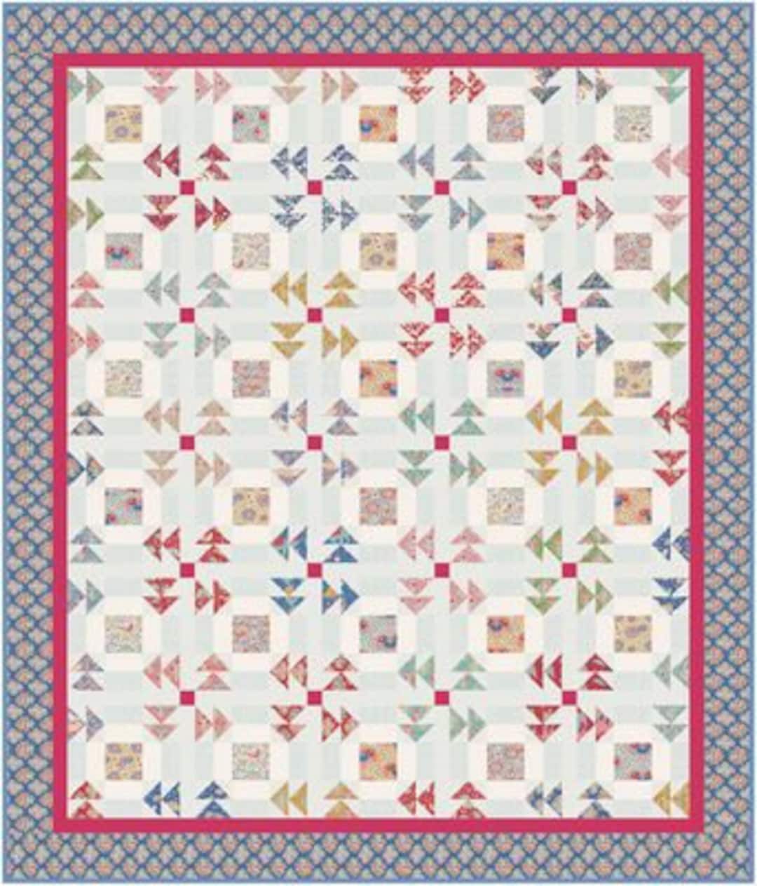 Pinwheel Parade Quilt Pattern by Taolormade by Design Featuring Tilda ...