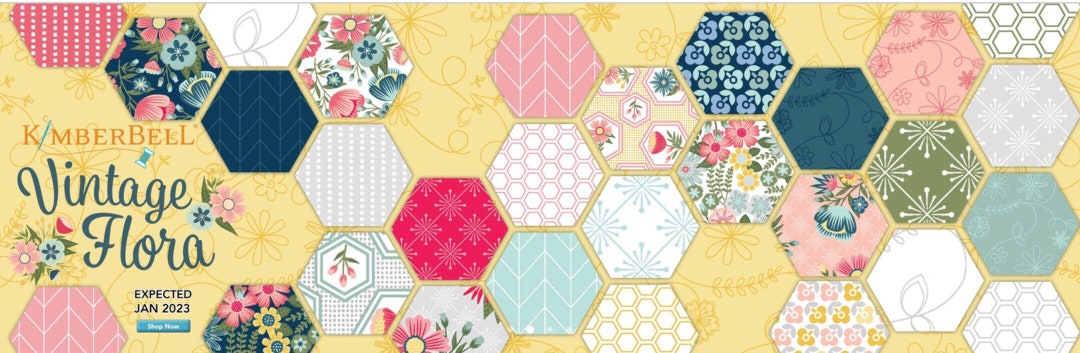 Vintage Flora Fat Quarter Bundle of 32 by Kimberbell for Maywood ...